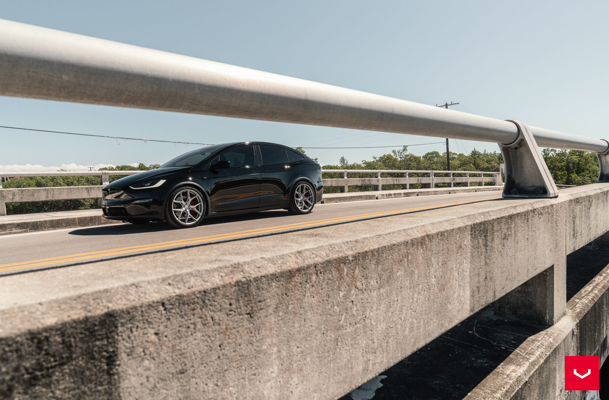 Tesla Model X - Hybrid Forged Series: HF-5 - Vossen Wheels