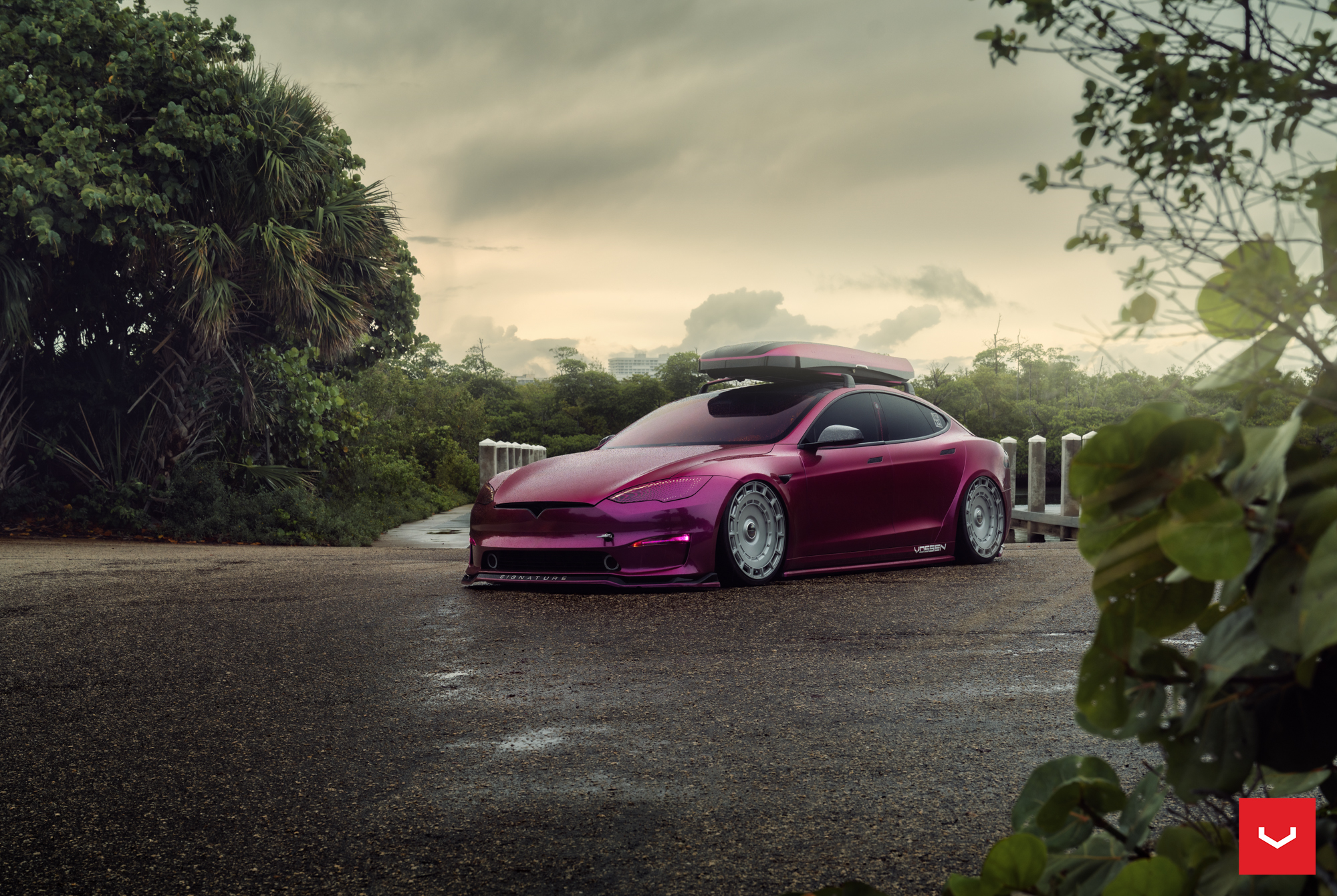 Tesla Model S - Hybrid Forged Series: HF-9 - Vossen Wheels