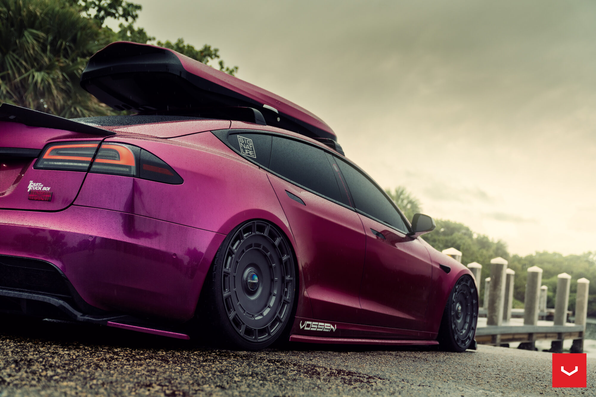 Tesla Model S - Hybrid Forged Series: HF-9 - Vossen Wheels
