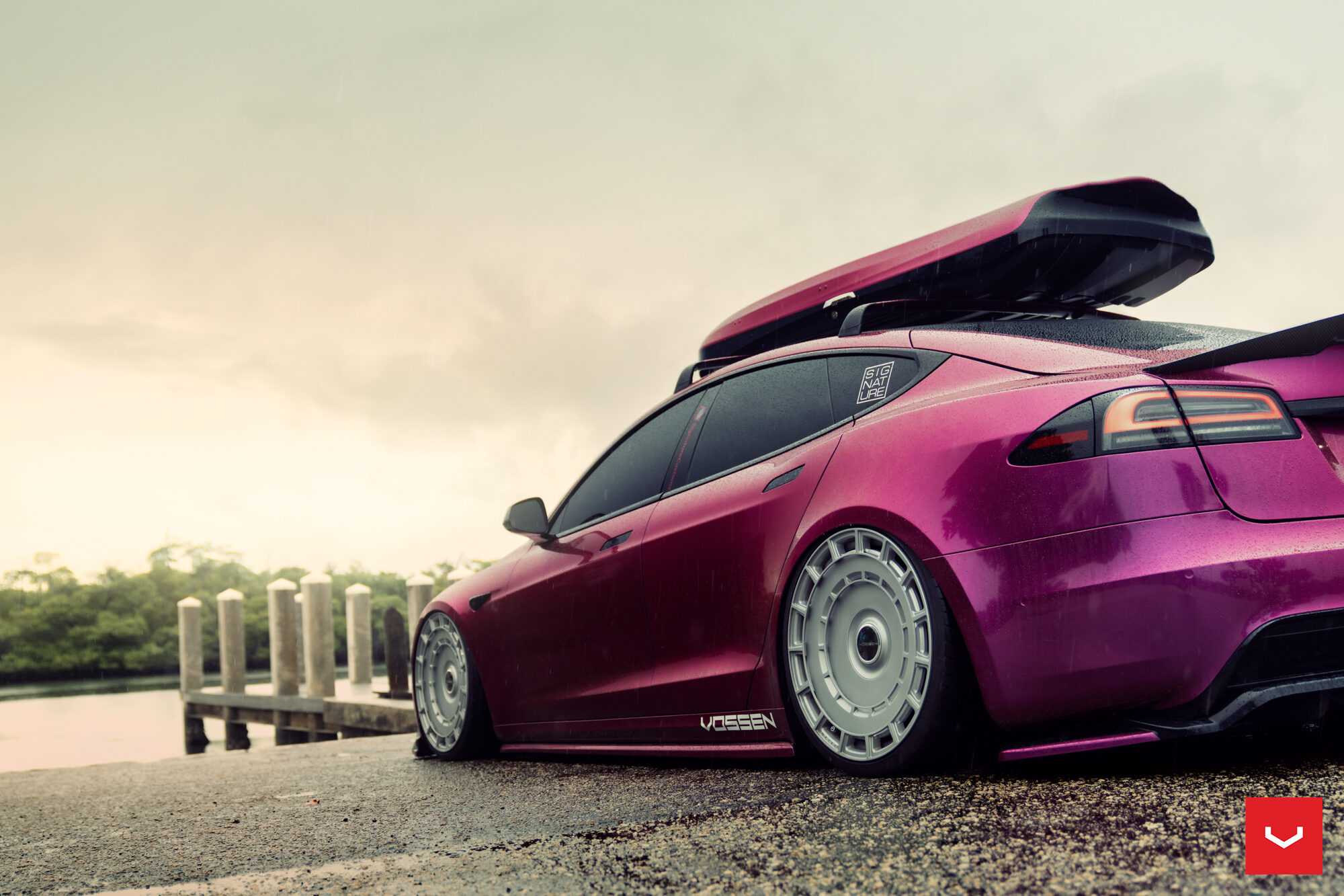 Tesla Model S - Hybrid Forged Series: HF-9 - Vossen Wheels