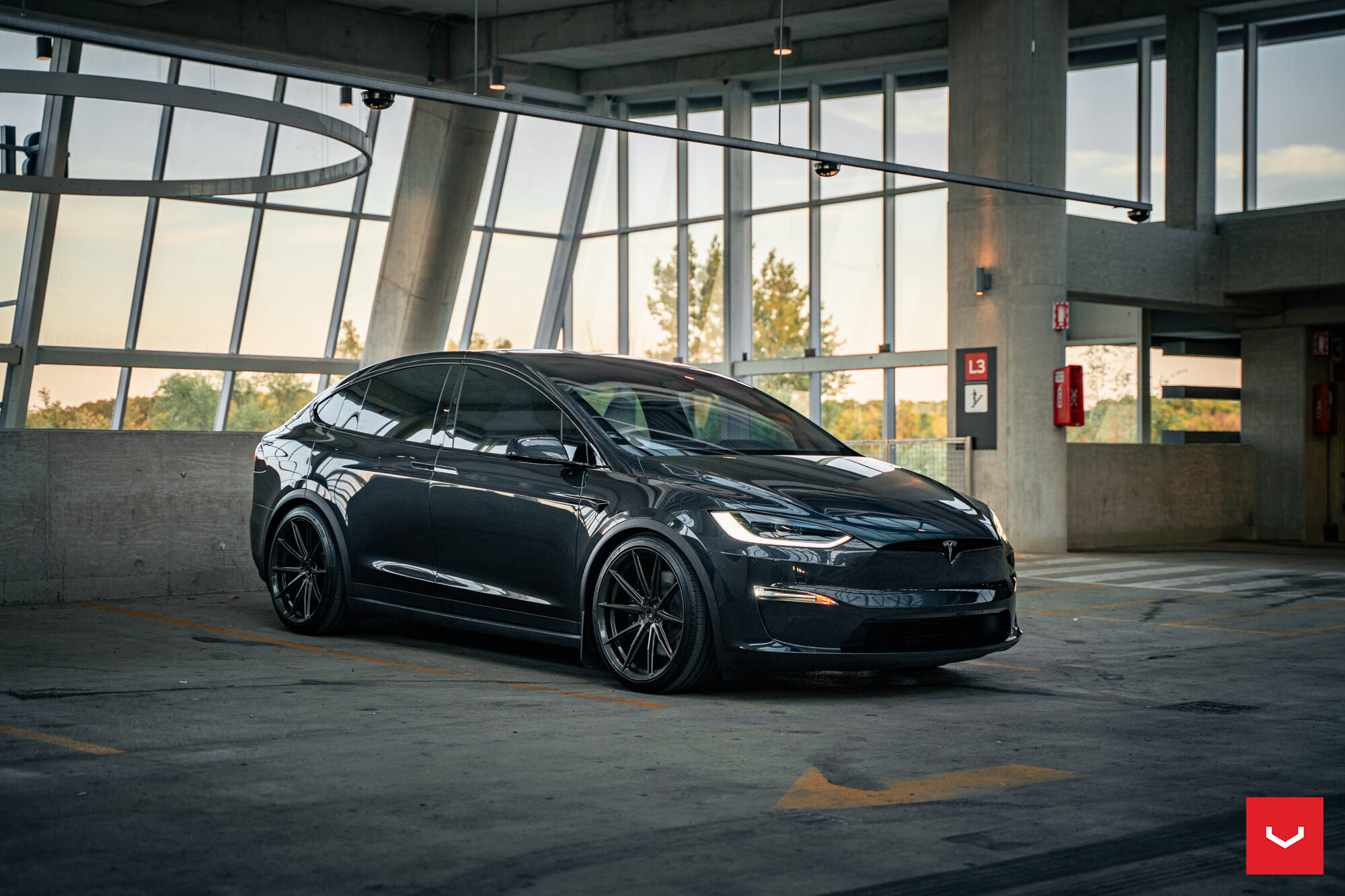 Tesla Model X - HFX Series: HFX-2 (5-Lug) - Vossen Wheels